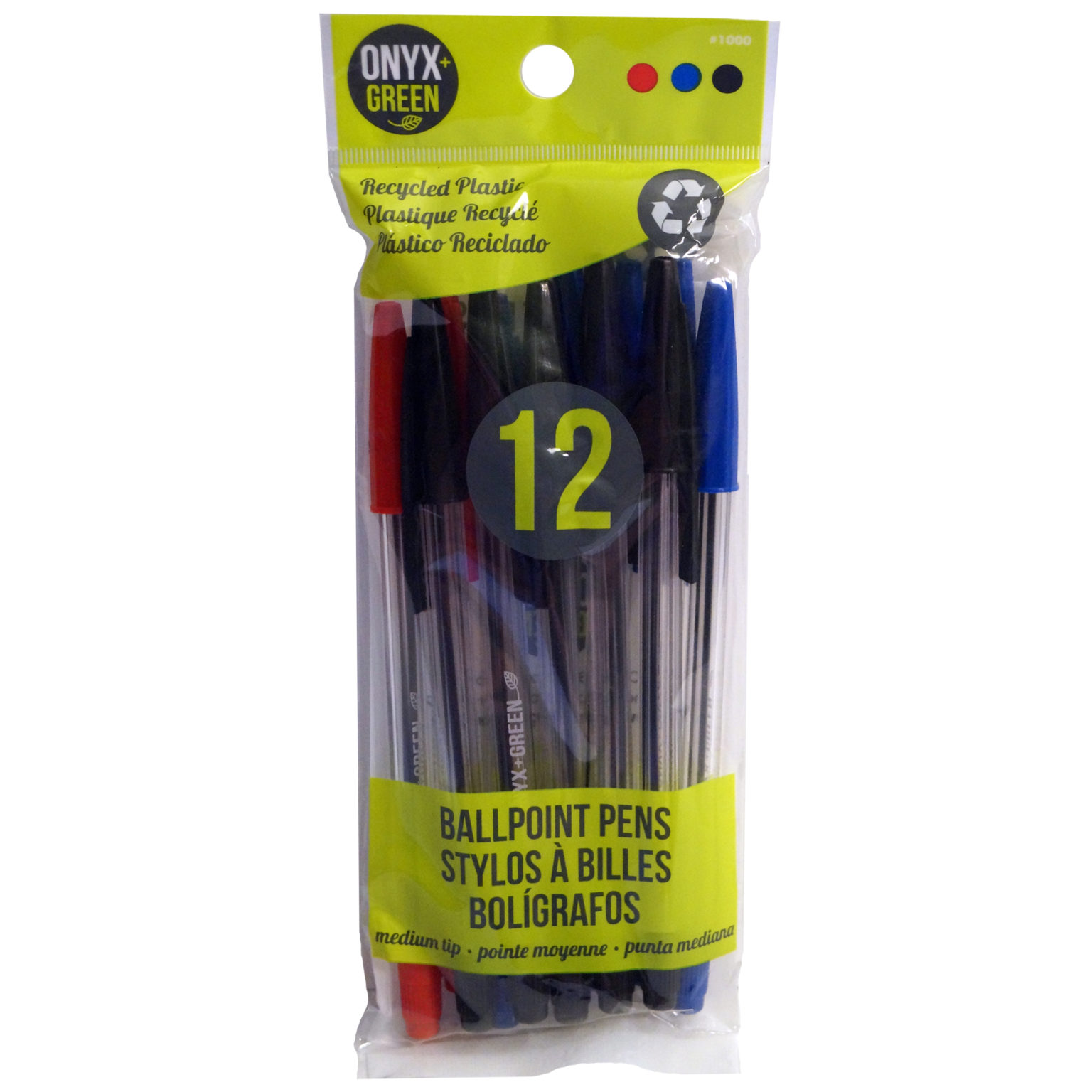 Recycled Plastic Pens – ONYX and Green