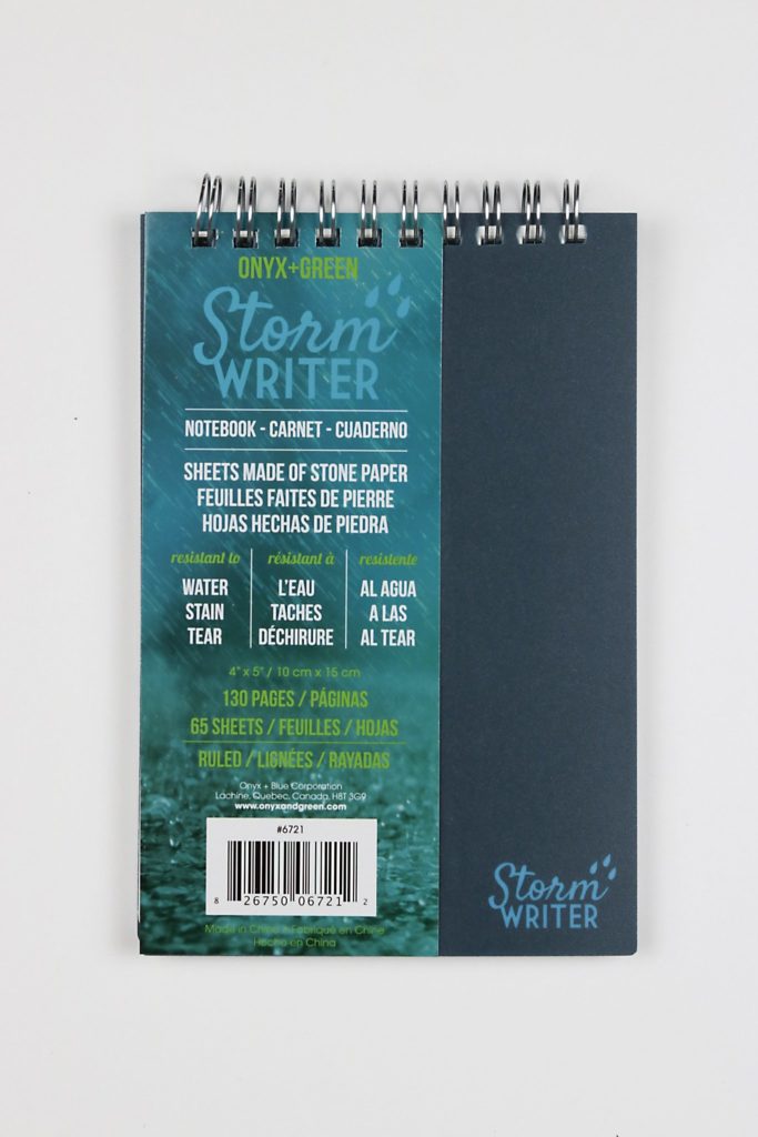 Storm Writer Notebook – ONYX and Green