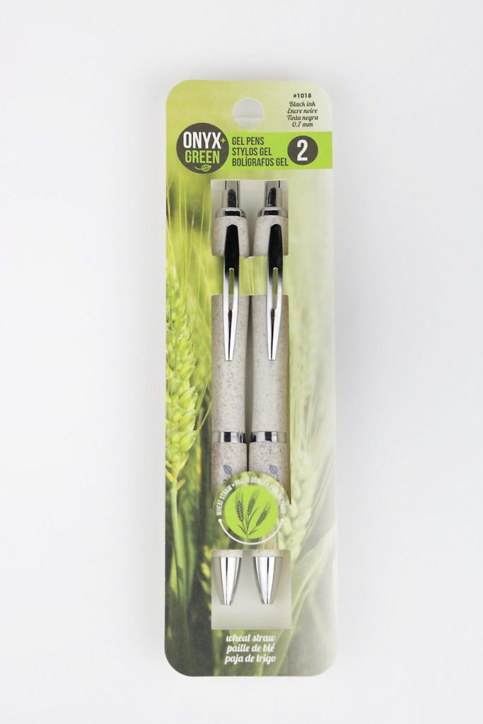 Wheat Straw Gell Pens – ONYX and Green